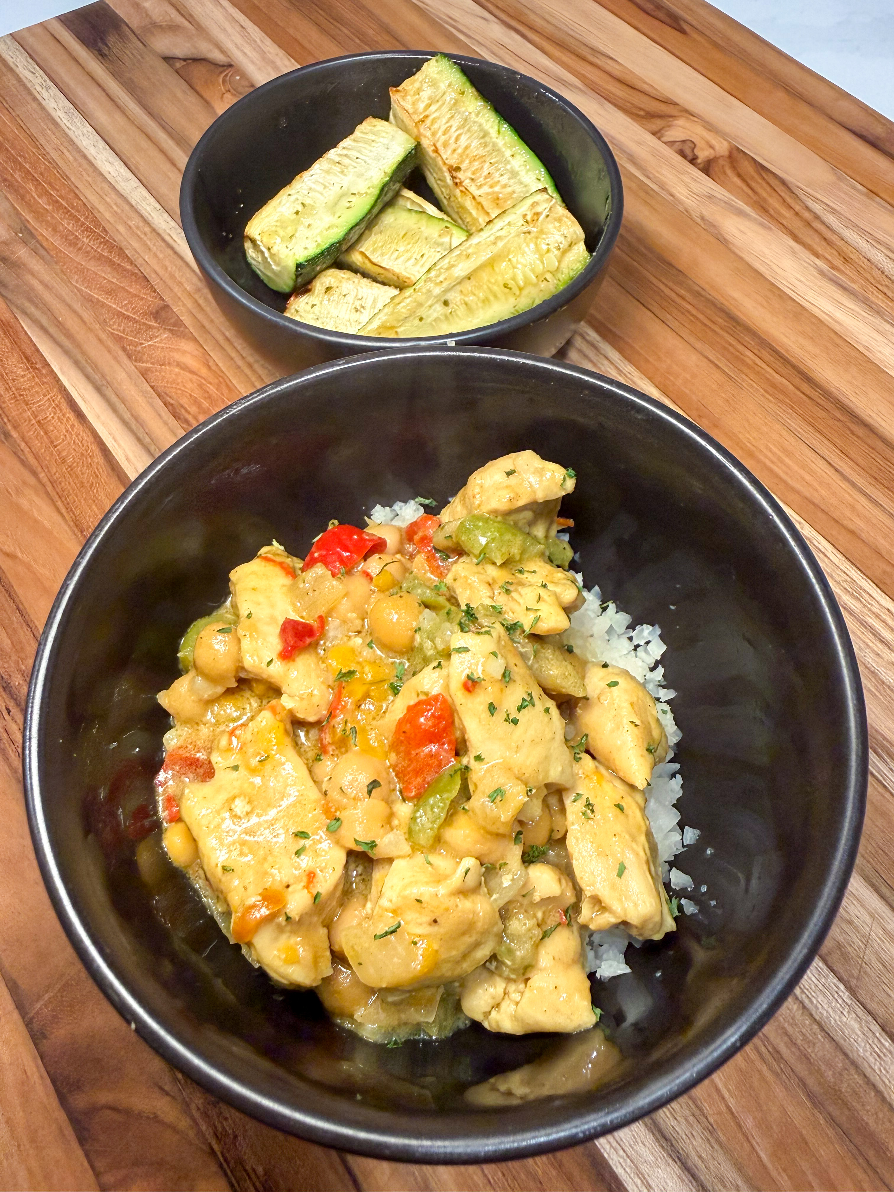 Chickpea Curry Chicken - Holley in the Kitchen